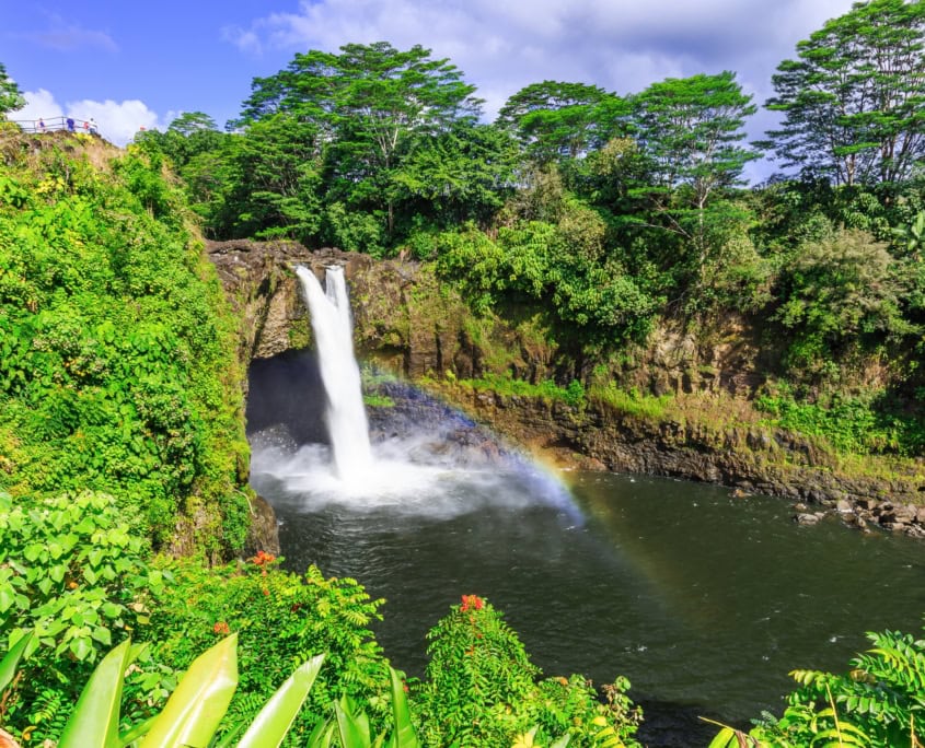 Explore Waterfalls near Hilo Hawaii